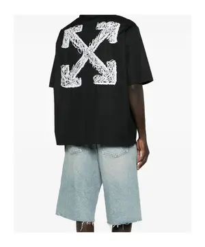 Off-White Logo Printed Button-up Shirt - Black