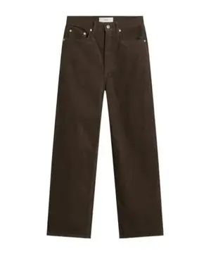 DUNST 90s Wide Corduroy Pants - Brown