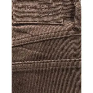 DUNST 90s Wide Corduroy Pants - Brown