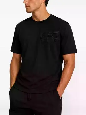 Emporio Armani Zig Zag Logo-print T-shirt