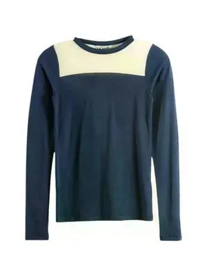 Auralee Colour-block Long-sleeved T-shirt