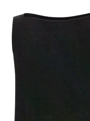 MAURIZIO MYKONOS V-neck Ribbed-hem Top