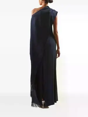 TALLER MARMO Berenson Fringed Maxi Dress - Blue
