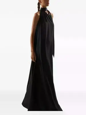 TALLER MARMO Astor Halterneck Maxi Dress - Black
