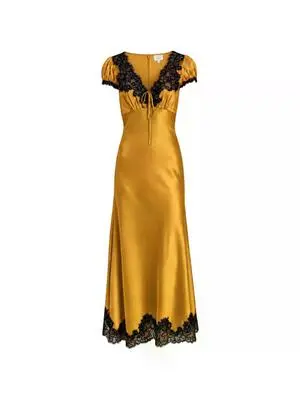 Cinq À Sept Sienne Lace-trim Maxi Dress
