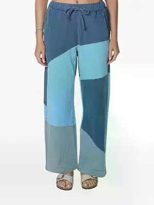 ONETEASPOON Patchwork Wide-leg Track Pants