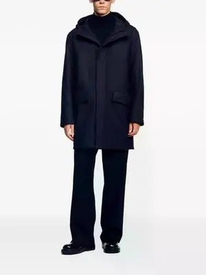 Sandro Hooded Zip-up Parka