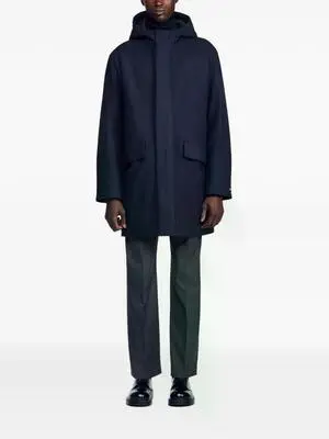 Sandro Hooded Zip-up Parka