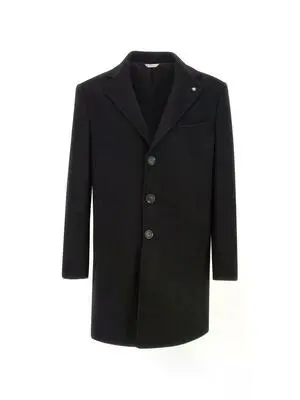 MANUEL RITZ Single-breasted Coat - Black