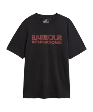 Barbour Logo Print Crew Neck T-shirt