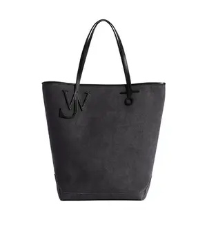 J.W.ANDERSON Large Anchor Canvas Tote In Navy - Navy Blue