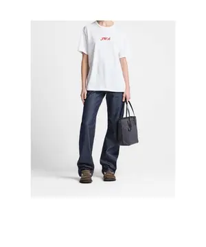 J.W.ANDERSON Large Anchor Canvas Tote In Navy
