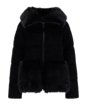 Herno Astrakhan-effect Fur-touch Jacket