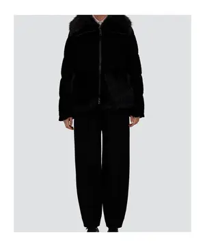 Herno Astrakhan-effect Fur-touch Jacket