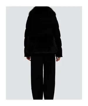 Herno Astrakhan-effect Fur-touch Jacket