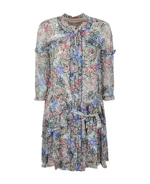 Saloni Floral Pattern Dress