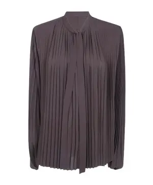 TOM FORD Pleated Pussy-bow Buttoned Shirt