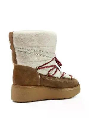 Veronica Beard Kirsta Shearling-panel Boots