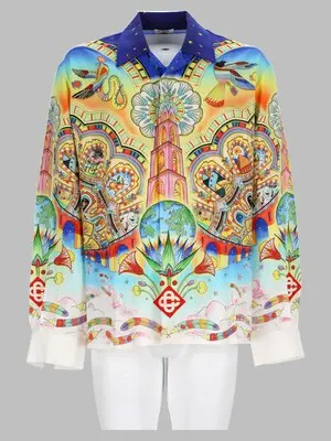Casablanca Camicia Con Stampa - Multicolour