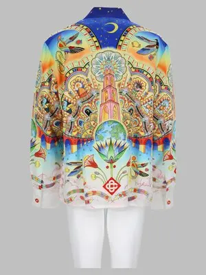 Casablanca Camicia Con Stampa - Multicolour