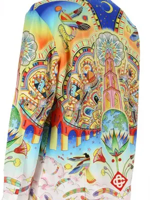 Casablanca Camicia Con Stampa - Multicolour