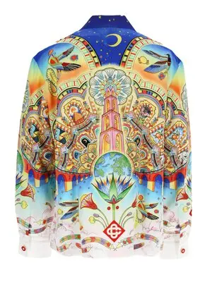 Casablanca Camicia Con Stampa - Multicolour