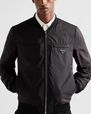 Prada Reversible Nappa Leather Bomber Jacket