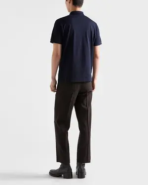Prada Pique Polo Shirt