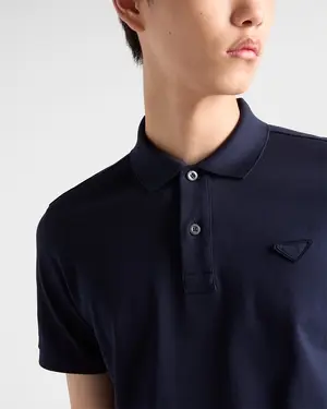 Prada Pique Polo Shirt