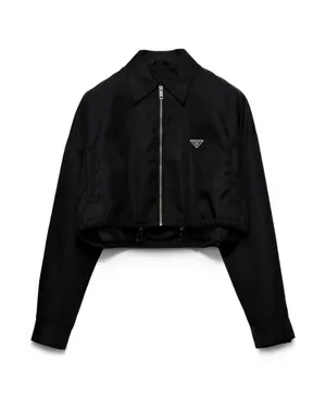Prada Re-nylon Cropped Blouson Jacket