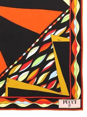 Emilio Pucci Carré Con Mix Di Stampe - Multicolour