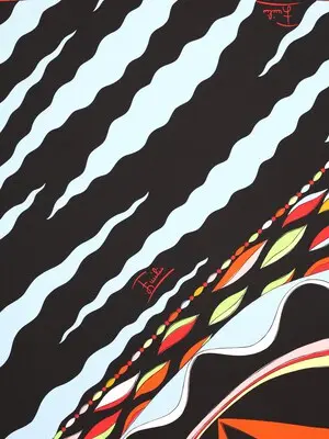 Emilio Pucci Carré Con Mix Di Stampe - Multicolour