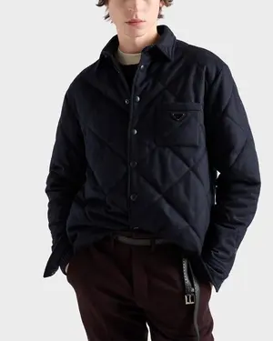 Prada Padded Cashmere Shirt