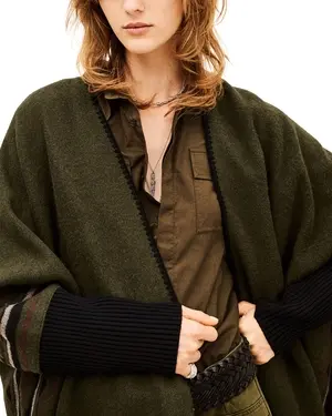 Ba&sh Pongo Reversible Poncho