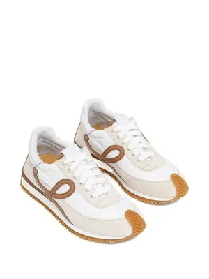 Loewe Flow Runner Nylon And Suede Sneakers - Brown