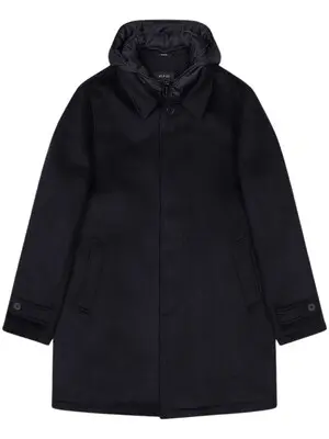 AT.P.CO Martinez Wool Coat - Blue