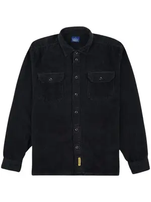 B.D.BAGGIES Velvet Union Overshirt - Brown