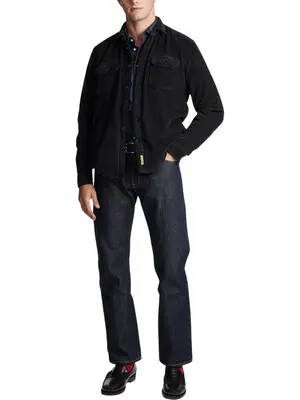B.D.BAGGIES Velvet Union Overshirt