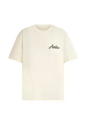 AMISH SUPPLIES Graphic-print Crew-neck T-shirt - Neutrals