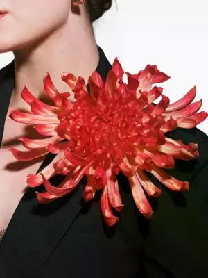 JENNIFER BEHR Chrysanthemum Silk Organza Brooch