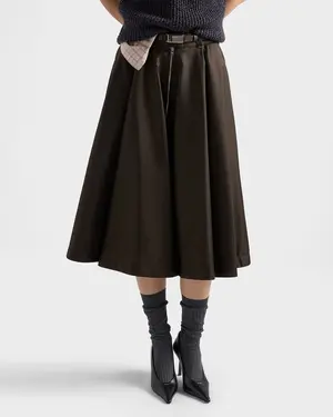 Prada Re-nylon Skirt - Brown