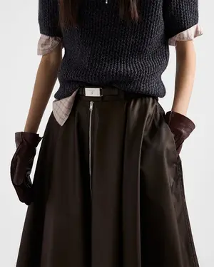 Prada Re-nylon Skirt - Brown