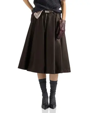 Prada Re-nylon Skirt - Brown