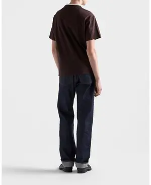 Prada Cotton T-shirt - Brown