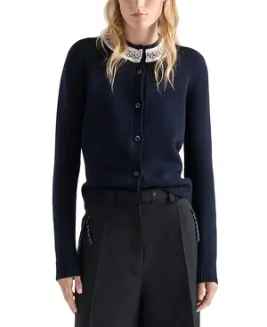 Prada Wool And Cashmere Cardigan