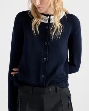 Prada Wool And Cashmere Cardigan