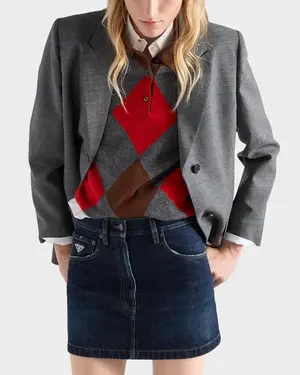 Prada Denim Miniskirt