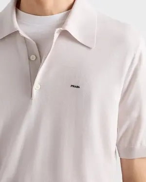 Prada Superfine Wool Polo Shirt