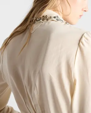Prada Silk Marocain Shirt