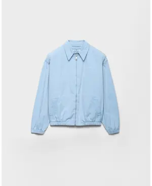 Prada Old Gabardine Blouson Jacket - Light Blue